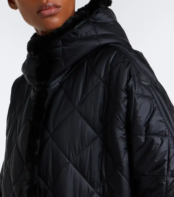 Moncler Reversible Hooded Quilted Cape