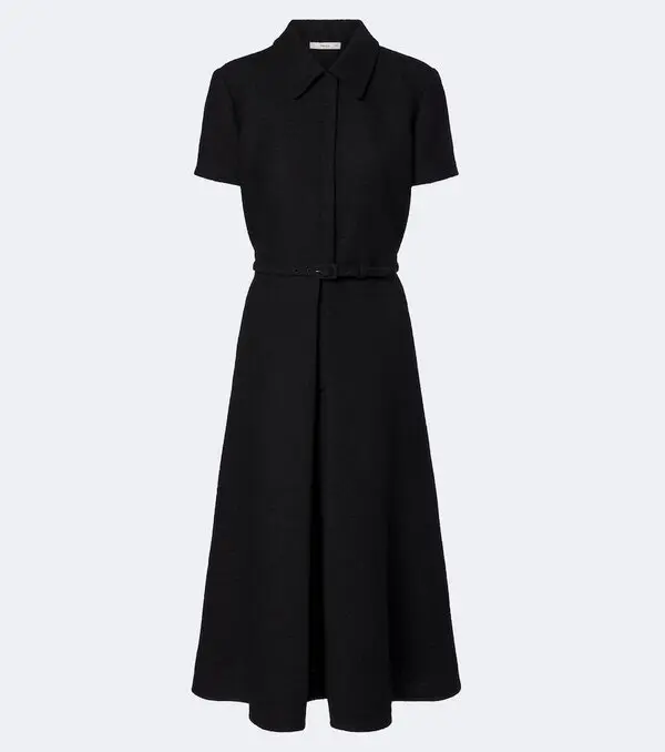 Fendi Wool-blend Bouclé Midi Dress