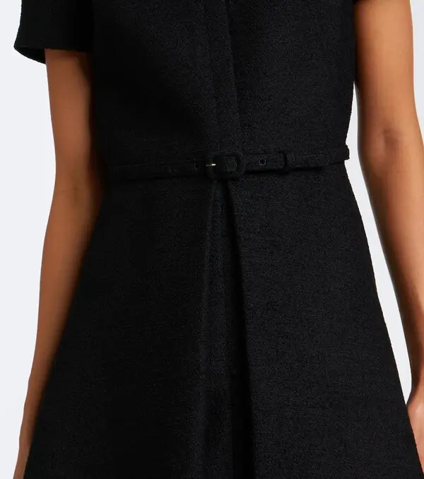Fendi Wool-blend Bouclé Midi Dress