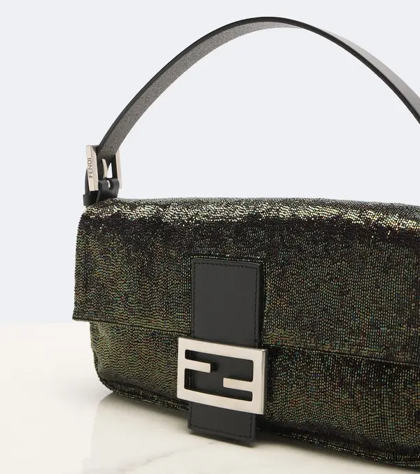 Fendi Baguette® 26424 Small Embellished Shoulder Bag