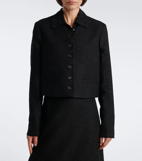 Fendi Wool-blend Bouclé Jacket