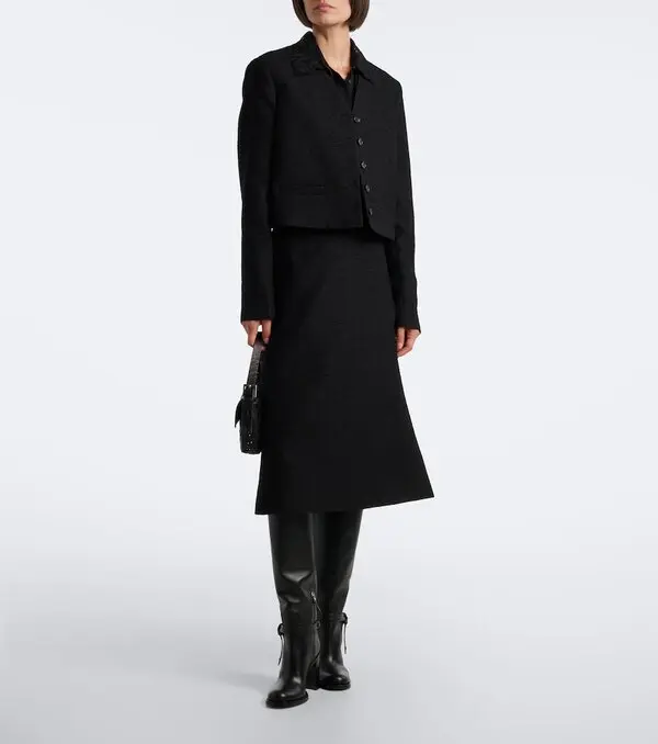 Fendi Wool-blend Bouclé Jacket