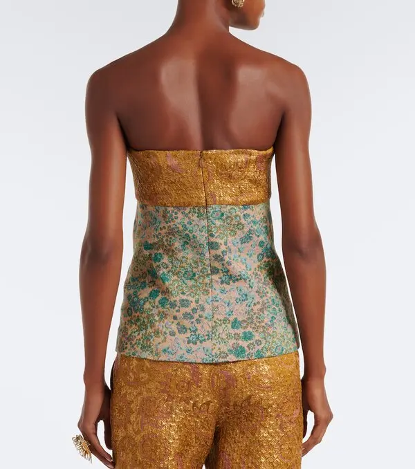 Dries Van Noten Jacquard Bustier