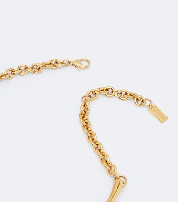 Chloé Floral Pendant Necklace - Gold