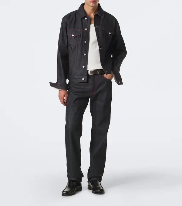 Acne Studios Re-edition Logo Denim Jacket