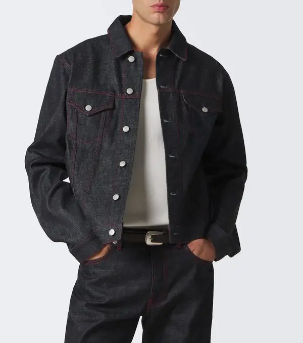 Acne Studios Re-edition Logo Denim Jacket