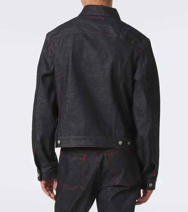 Acne Studios Re-edition Logo Denim Jacket