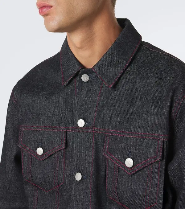Acne Studios Re-edition Logo Denim Jacket