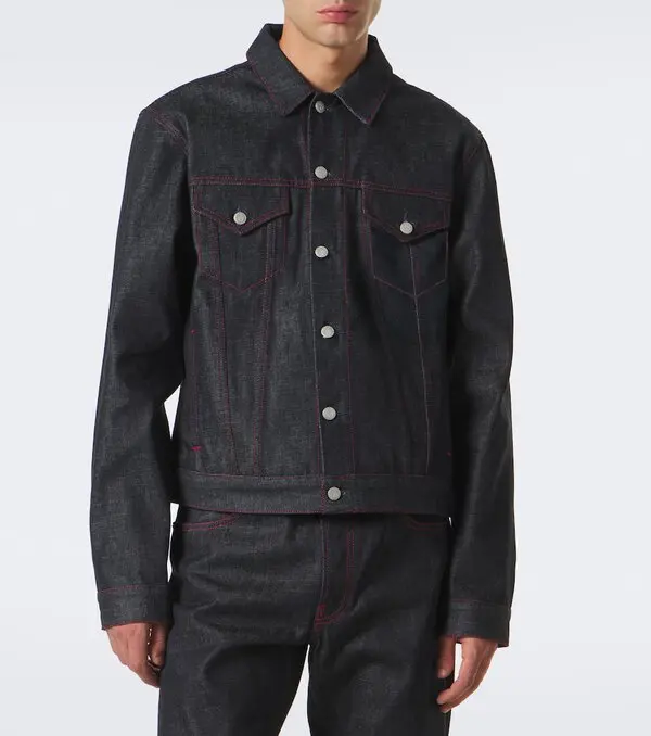 Acne Studios Re-edition Logo Denim Jacket