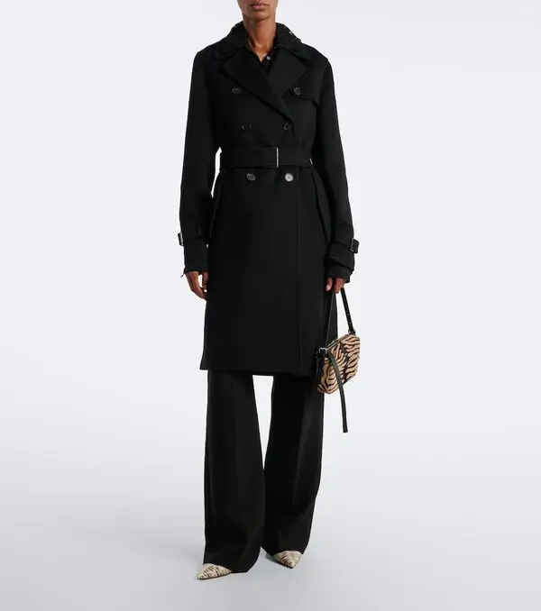 Fendi Double-breasted Wool Coat