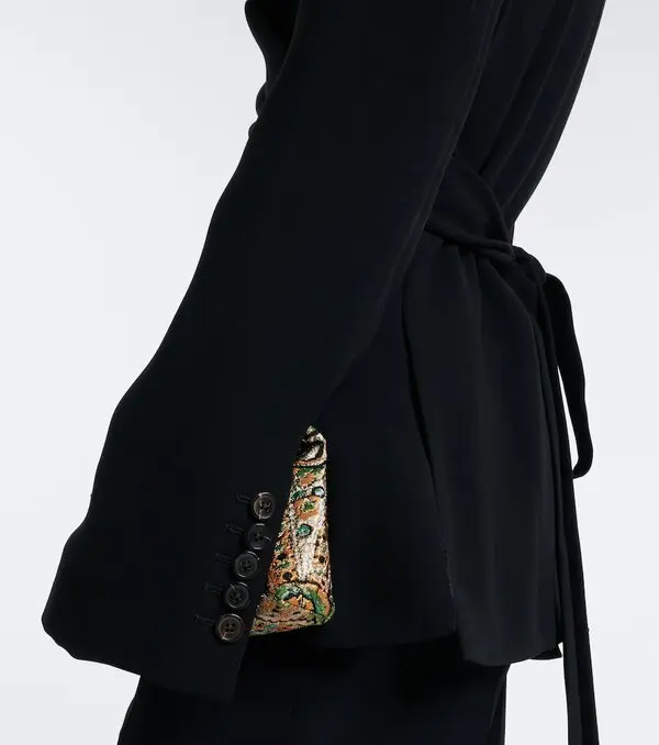 Dries Van Noten Draped Jacket