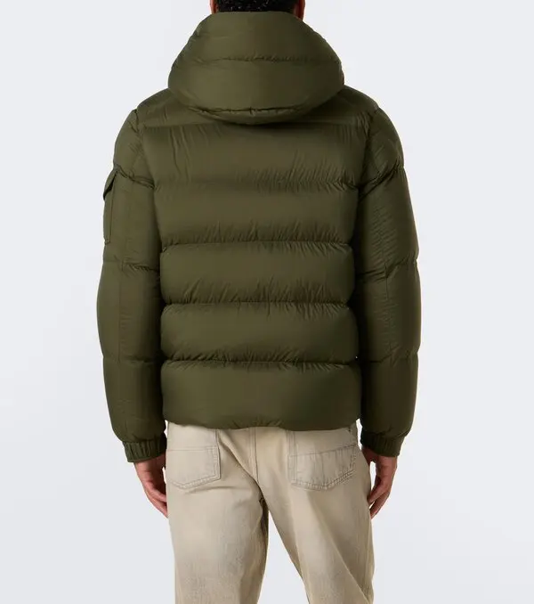 Moncler Maya 70 Hooded Down Jacket - Green