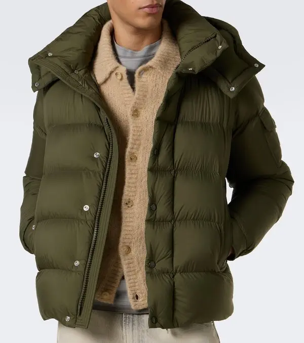 Moncler Maya 70 Hooded Down Jacket - Green