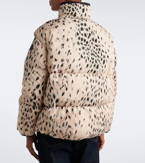 Moncler Printed Technical Down Jacket