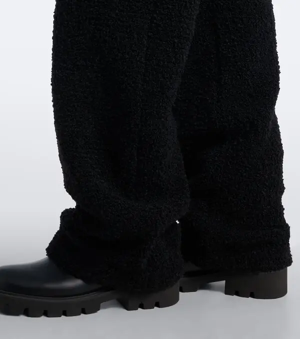 Moncler Bouclé Wide-leg Pants