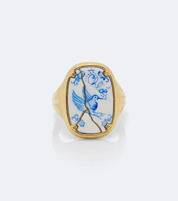 Chloé Oversized Enamel Ring