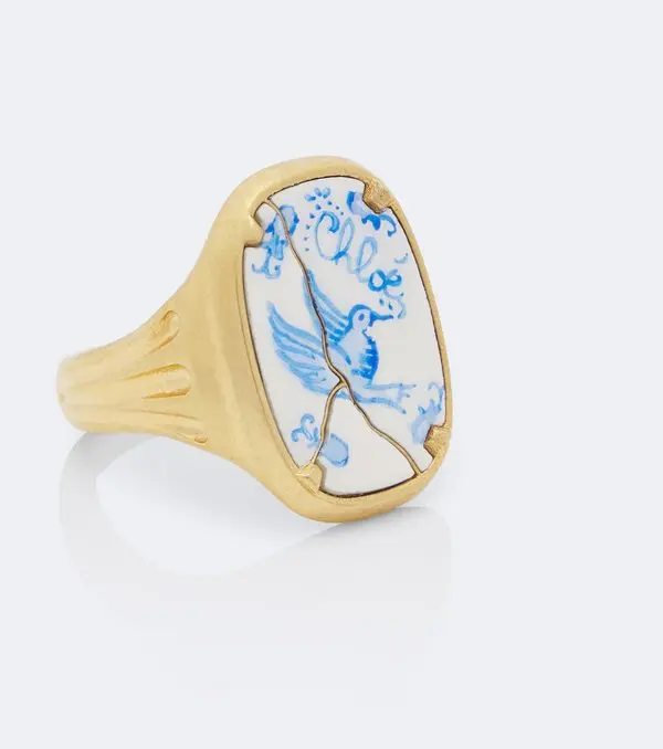 Chloé Oversized Enamel Ring