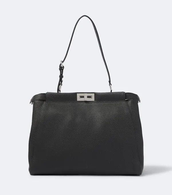 Fendi My Peekaboo® Leather Tote Bag
