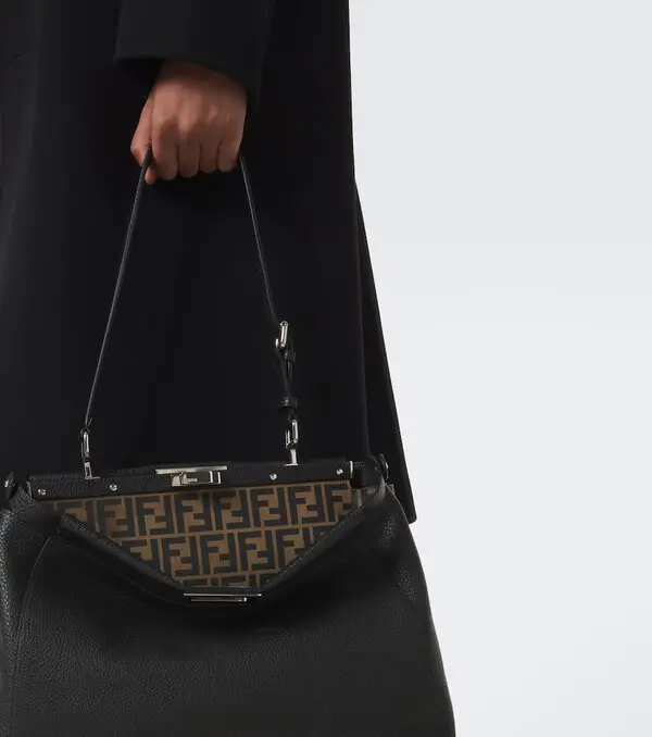 Fendi My Peekaboo® Leather Tote Bag