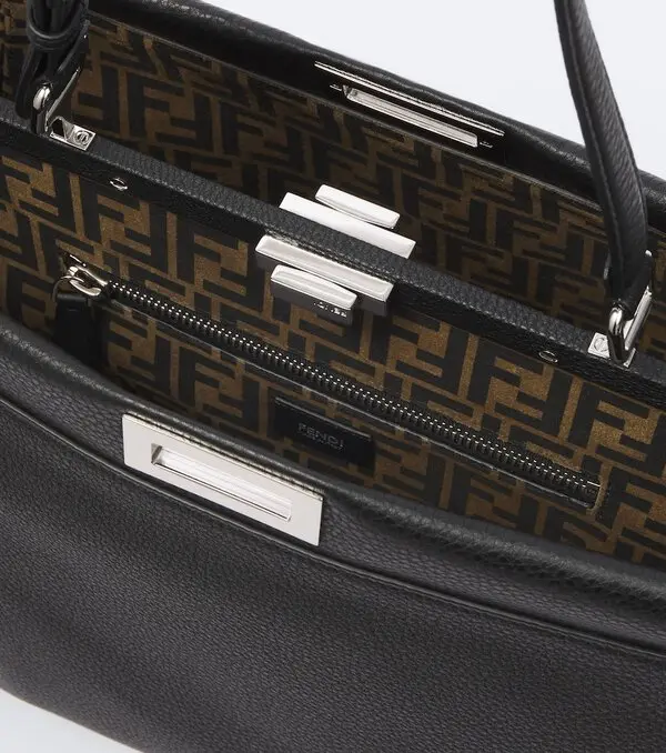 Fendi My Peekaboo® Leather Tote Bag