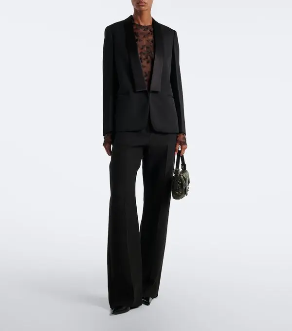 Fendi Virgin Wool Tuxedo Jacket