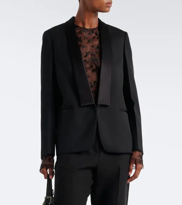 Fendi Virgin Wool Tuxedo Jacket