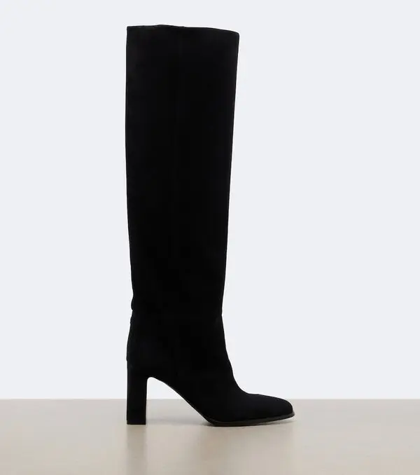 JIMMY CHOO Caly Suede Over-the-knee Boots