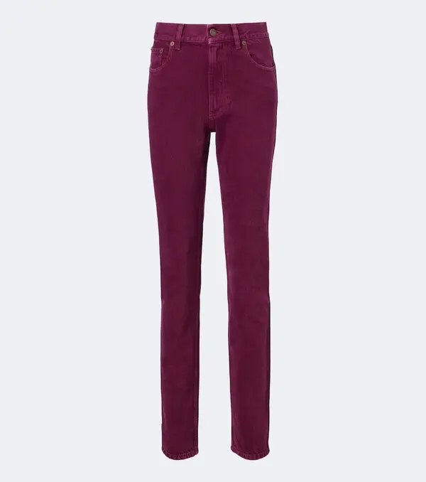 Chloé Mid-rise Slim Jeans - Purple