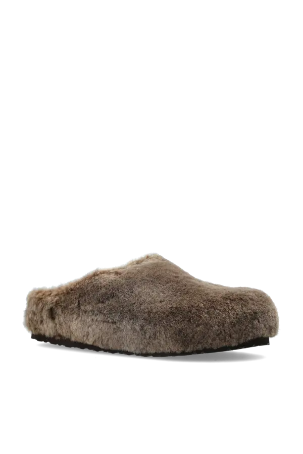 BIRKENSTOCK Amsterdam Wrapped Shearling Os’ Slides