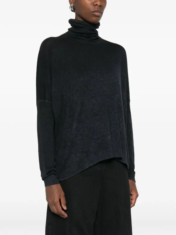Avant Toi Ultralight Cashmere Turtle-neck Sweater - Multicolor