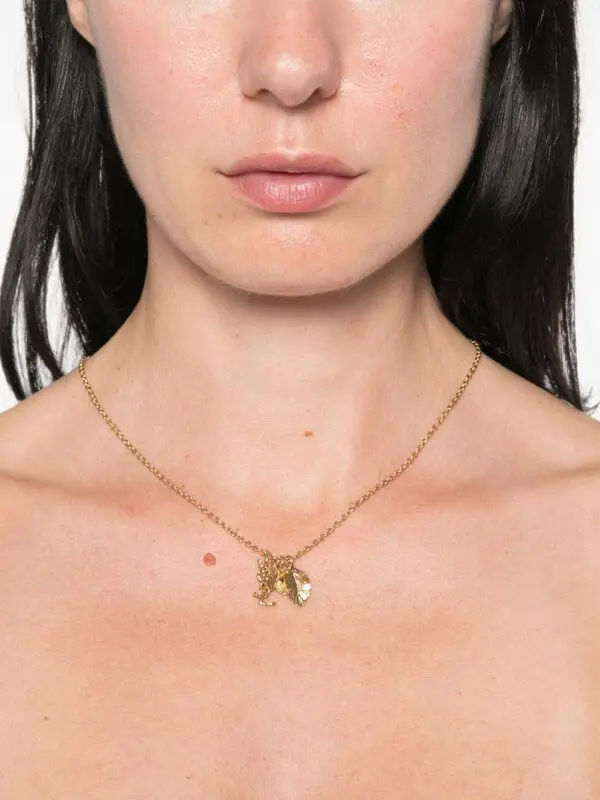 Saint Laurent Cassandre Flower Necklace
