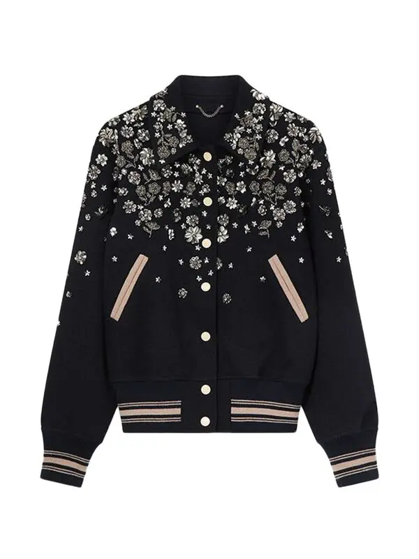 GOLDEN GOOSE Wool Bomber Jacket - Multicolor