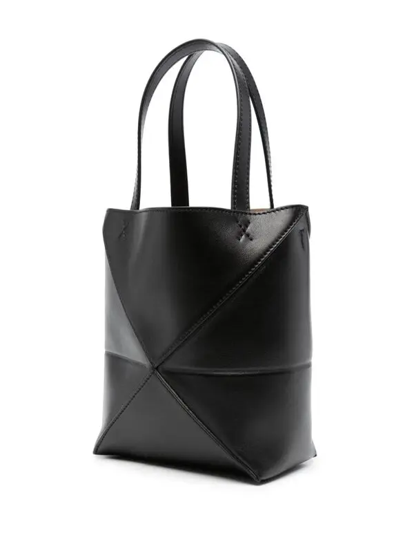Loewe Puzzle Fold Mini Leather Tote - Multicolor
