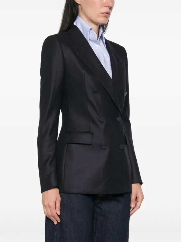 Tagliatore Wool And Cashmere Double-breasted Jacket