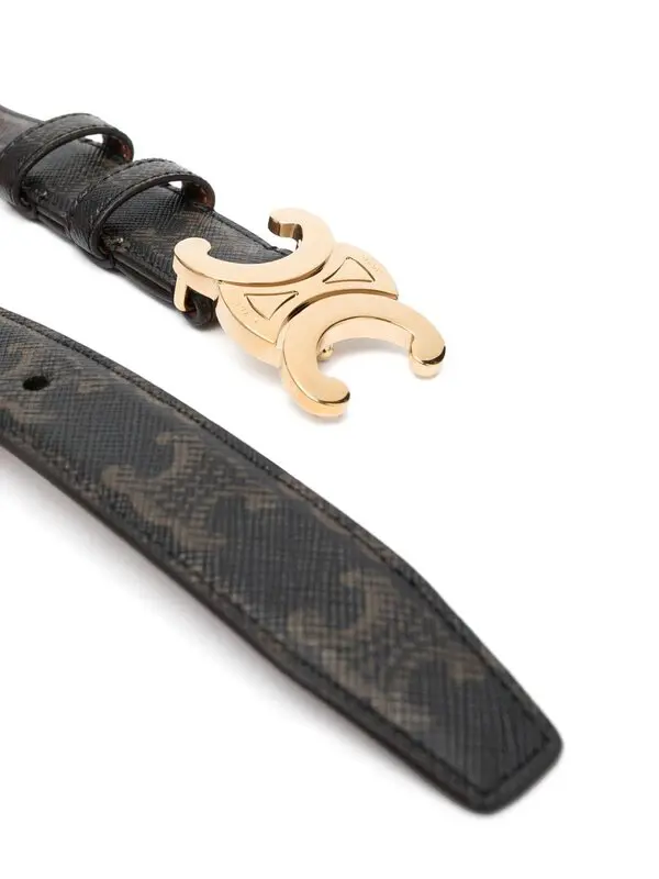 Celine Triomphe Canvas Belt