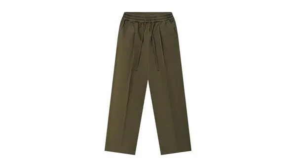 Fear Of God Essentials Cotton Twill Pleat Front Drawstring Pant