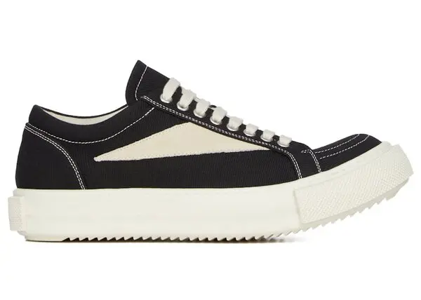 Rick Owens Vintage Low Sneaks - Black/milk