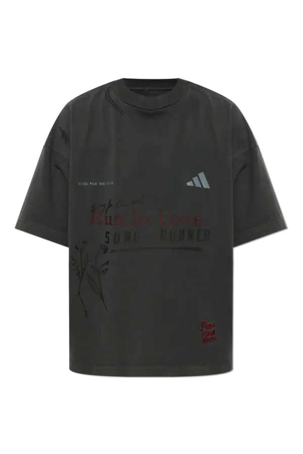 Adidas T-shirt With Logo - Grey