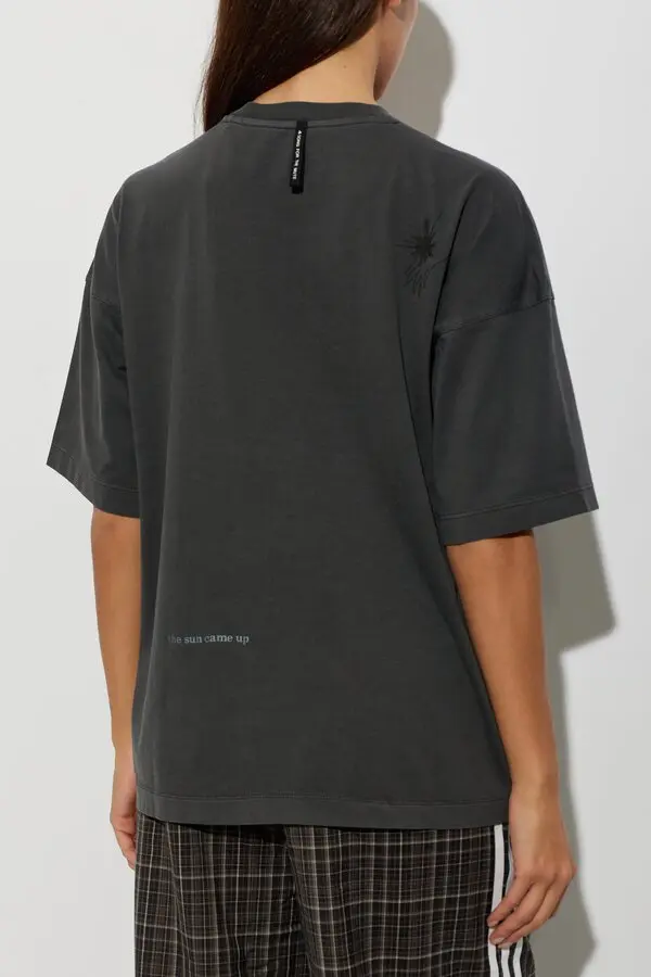 Adidas T-shirt With Logo - Grey