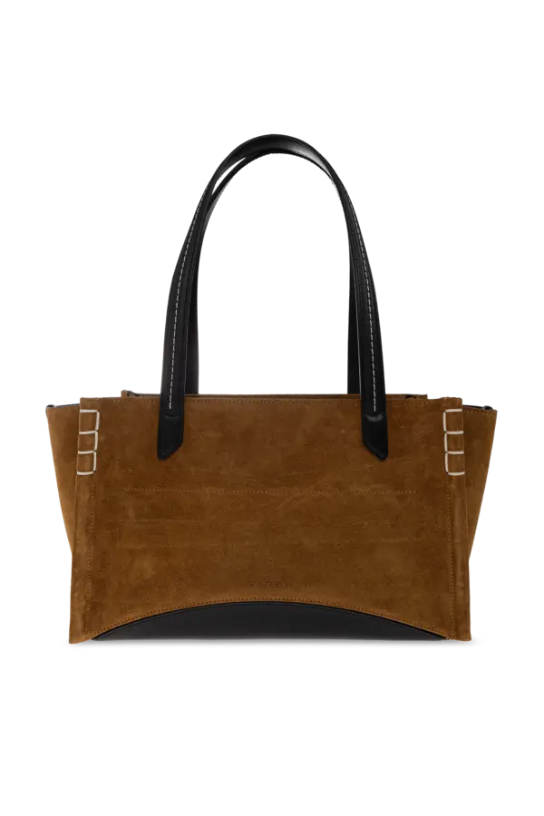 JW Anderson Suede ‘loafer’ Bag - Brown