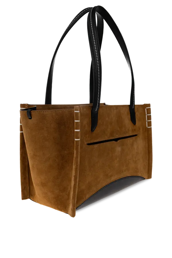 JW Anderson Suede ‘loafer’ Bag - Brown