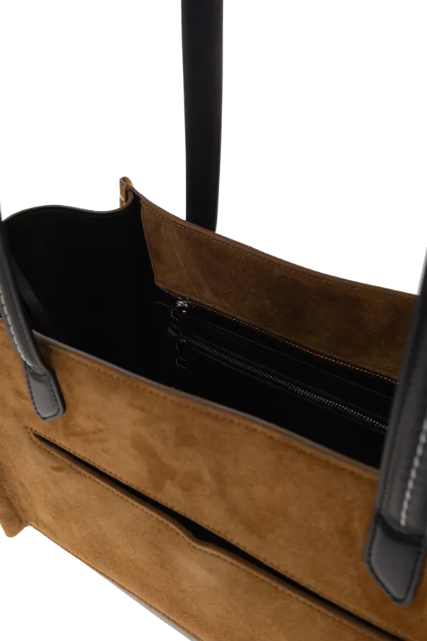 JW Anderson Suede ‘loafer’ Bag - Brown