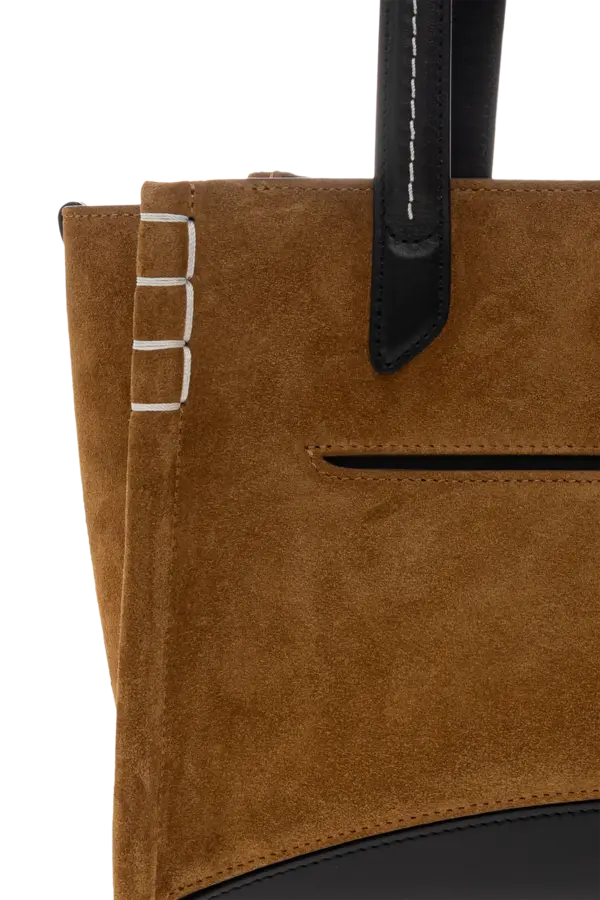 JW Anderson Suede ‘loafer’ Bag - Brown