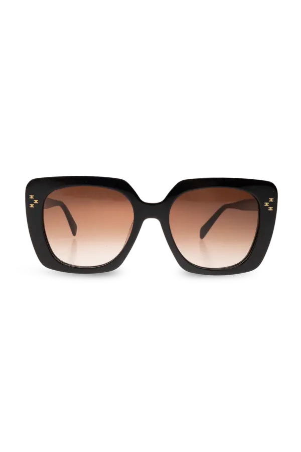 Celine Xl Gold’ Sunglasses - Black