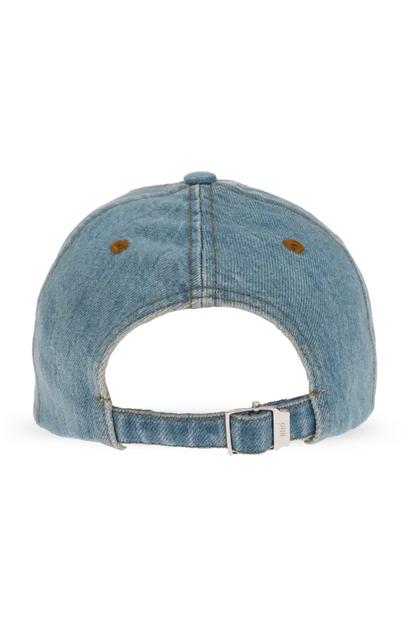 AMI Paris Denim Baseball Cap