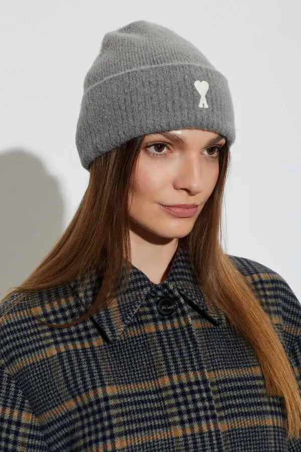 AMI Paris Cap With Embroidered Logo