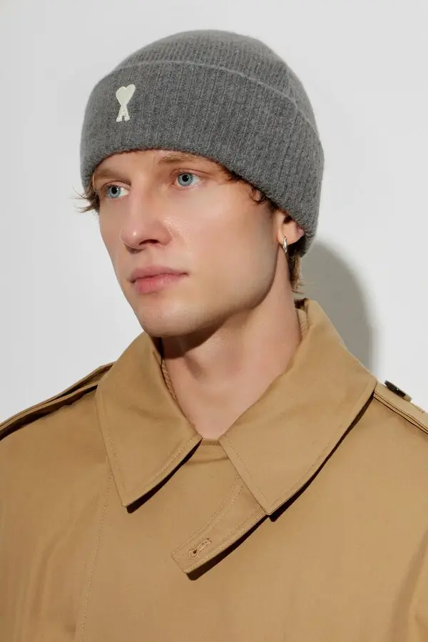 AMI Paris Cap With Embroidered Logo