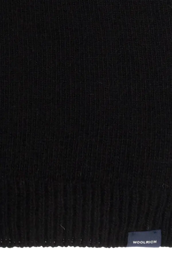 Woolrich Wool Scarf With Logo