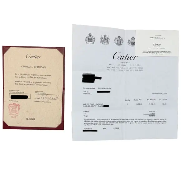 Cartier White Gold Love Ring - White_gold