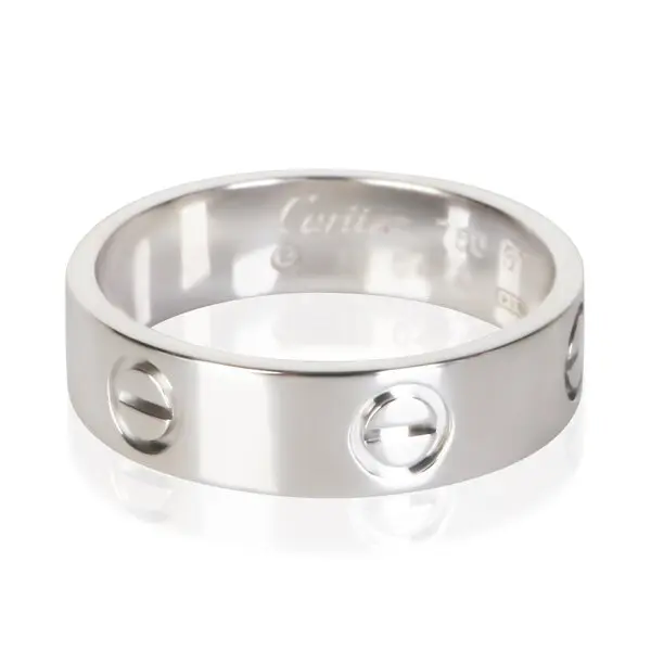 Cartier White Gold Love Ring - White_gold